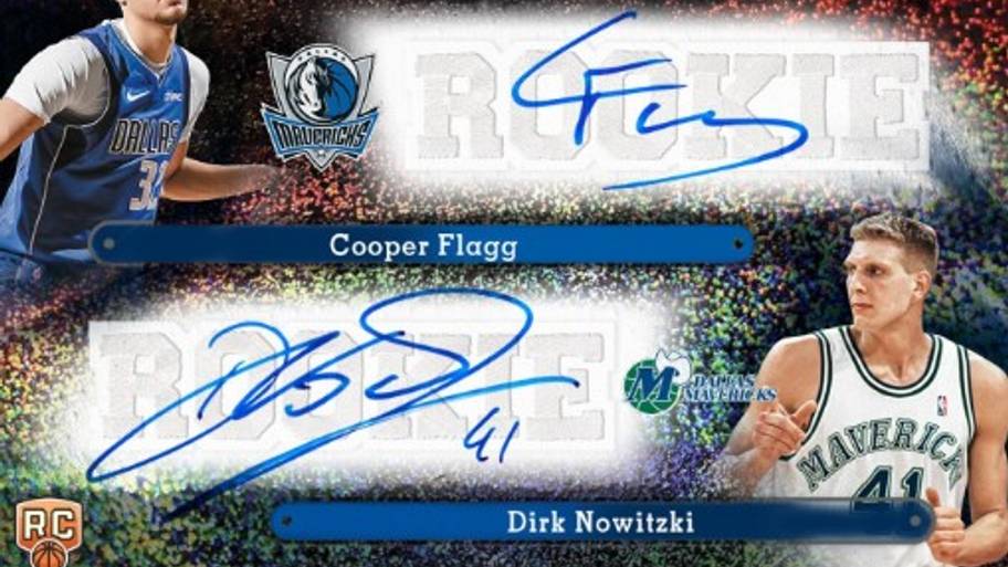 Cooper Flagg and Dirk Nowitzki get first dual auto