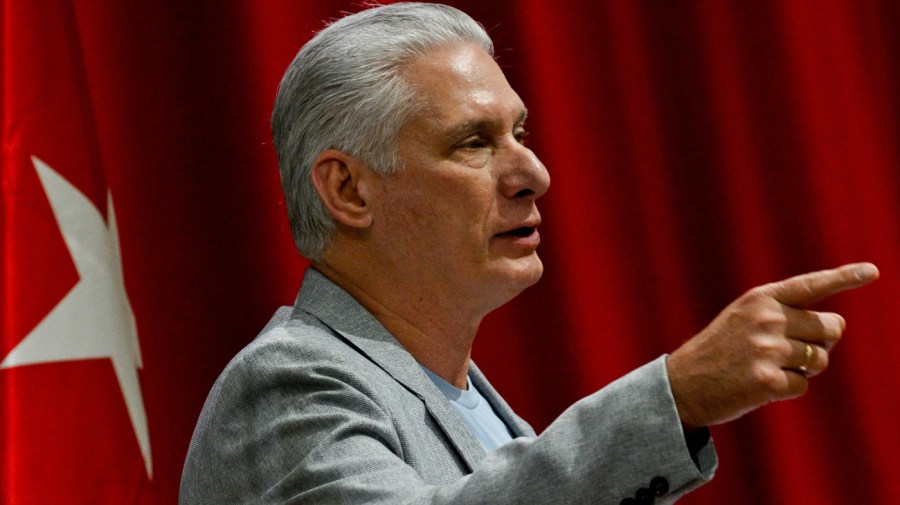 Cuba’s president warns of ‘bloodbath’ if US takes military action