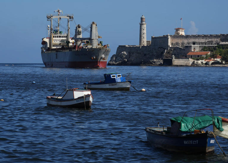 Humanitarian aid ship from Mexico docks in Havana as US-Cuba tensions ...