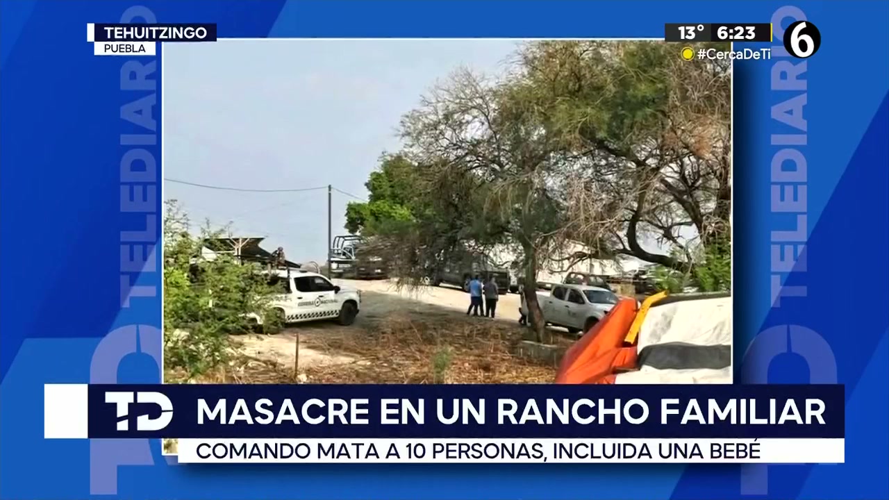 Comando armado asesina a una familia completa en Tehuitzingo, Puebla