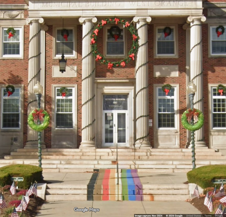 LGBTQ activists defy West Orange, pride rainbows return to town hall