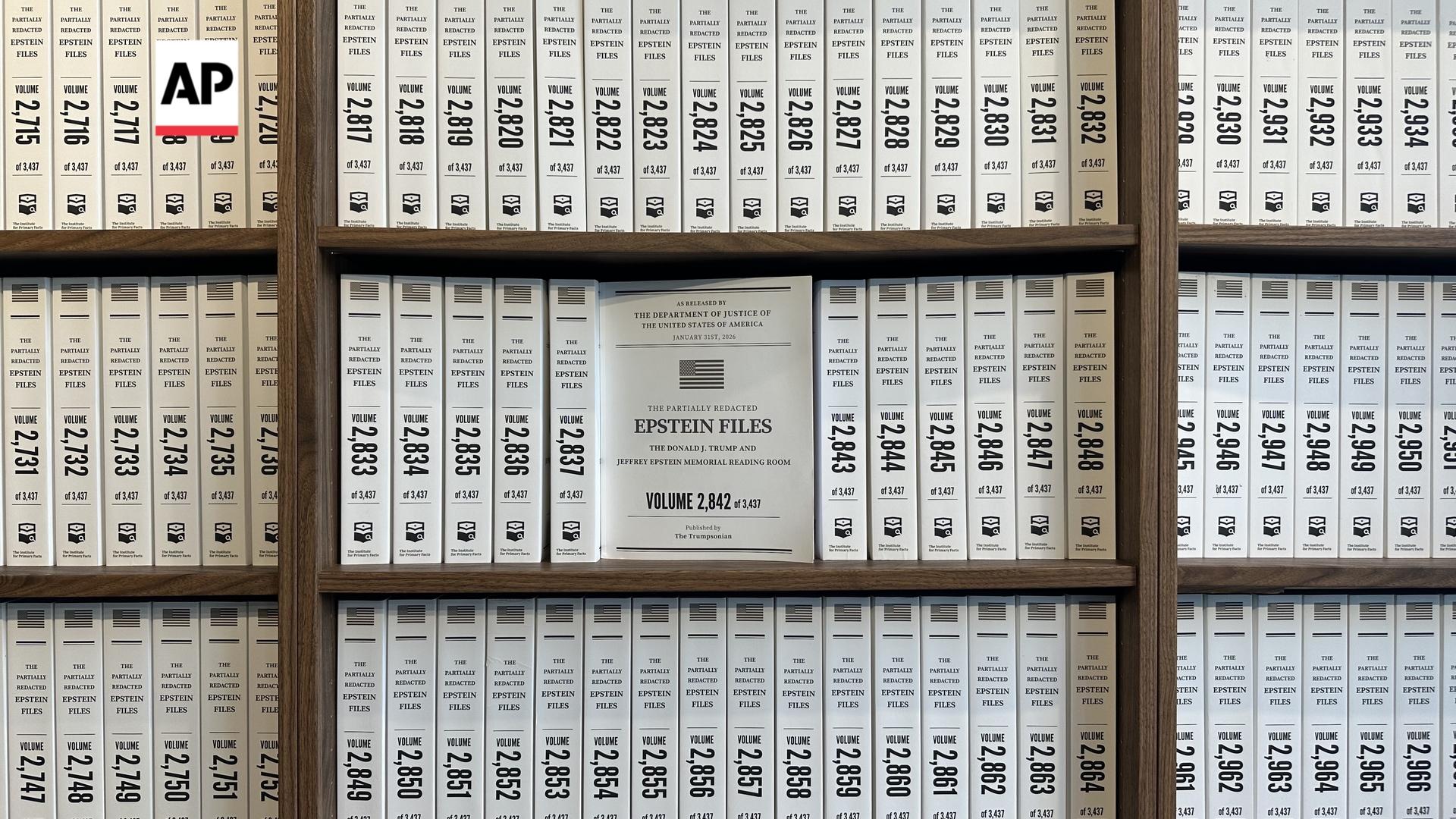 All 3.5 million pages of the Epstein files are displayed at NYC exhibition