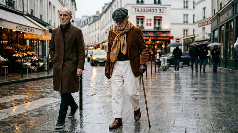 How 'old-man' fashion trend is turning out today