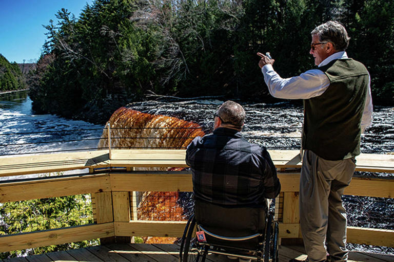 Tahquamenon Falls State Park opens boardwalk for wheelchair access