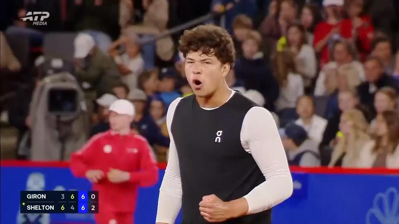 2nd seed Shelton survives Giron scare in Hamburg opener