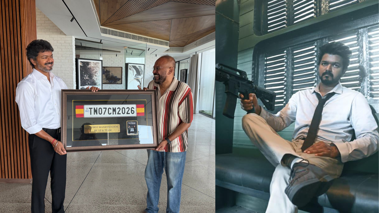 GOAT: Tamil Nadu Chief Minister Vijay receives 'TN07 CM 2026' license ...