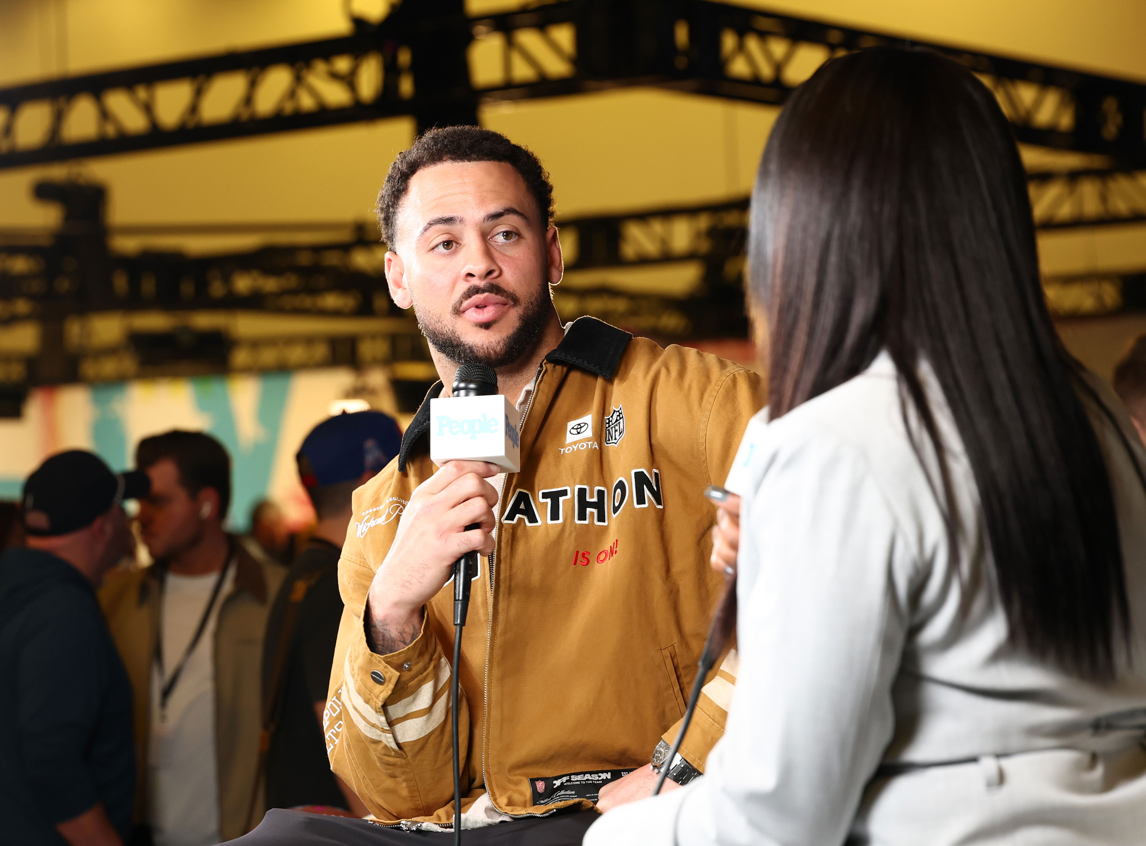 Steelers' Michael Pittman Jr. reacts to being teammates with Aaron Rodgers