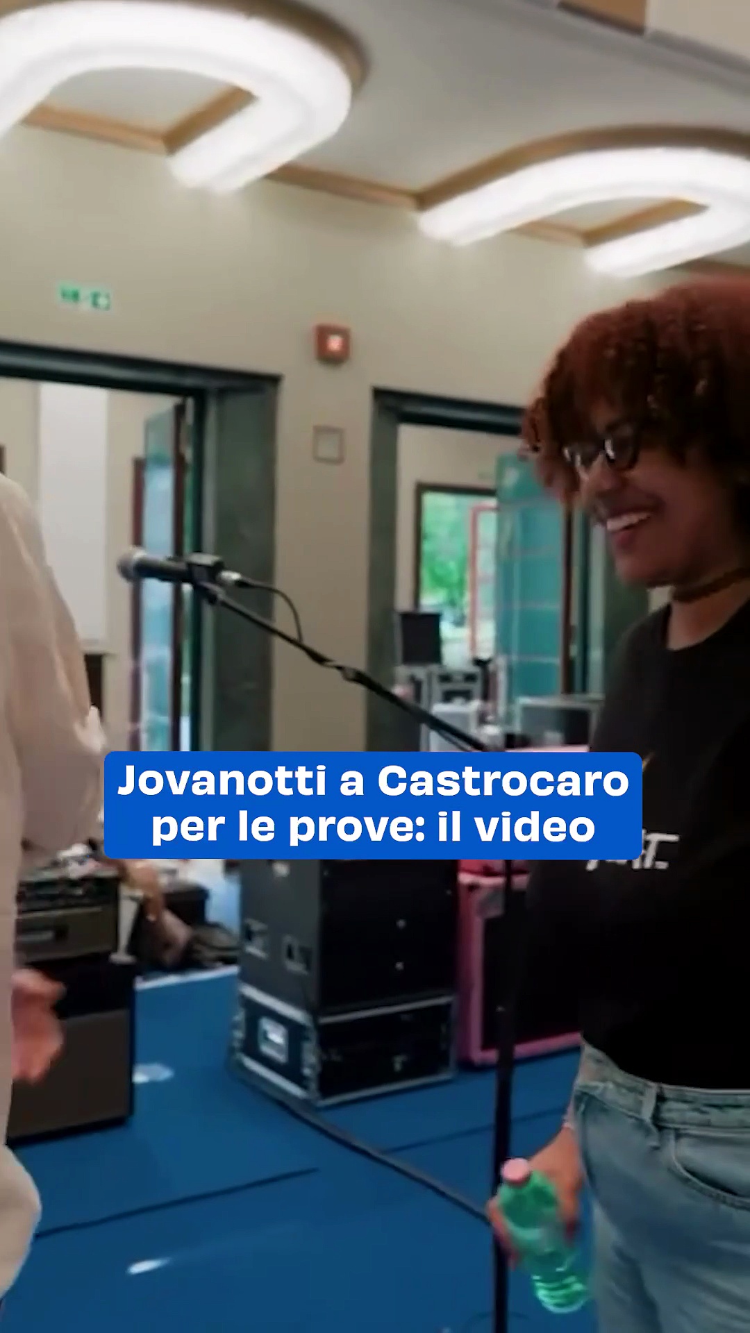 Jovanotti a Castrocaro per le prove: il video