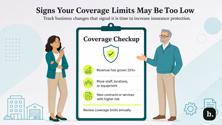 When to increase business insurance coverage limits