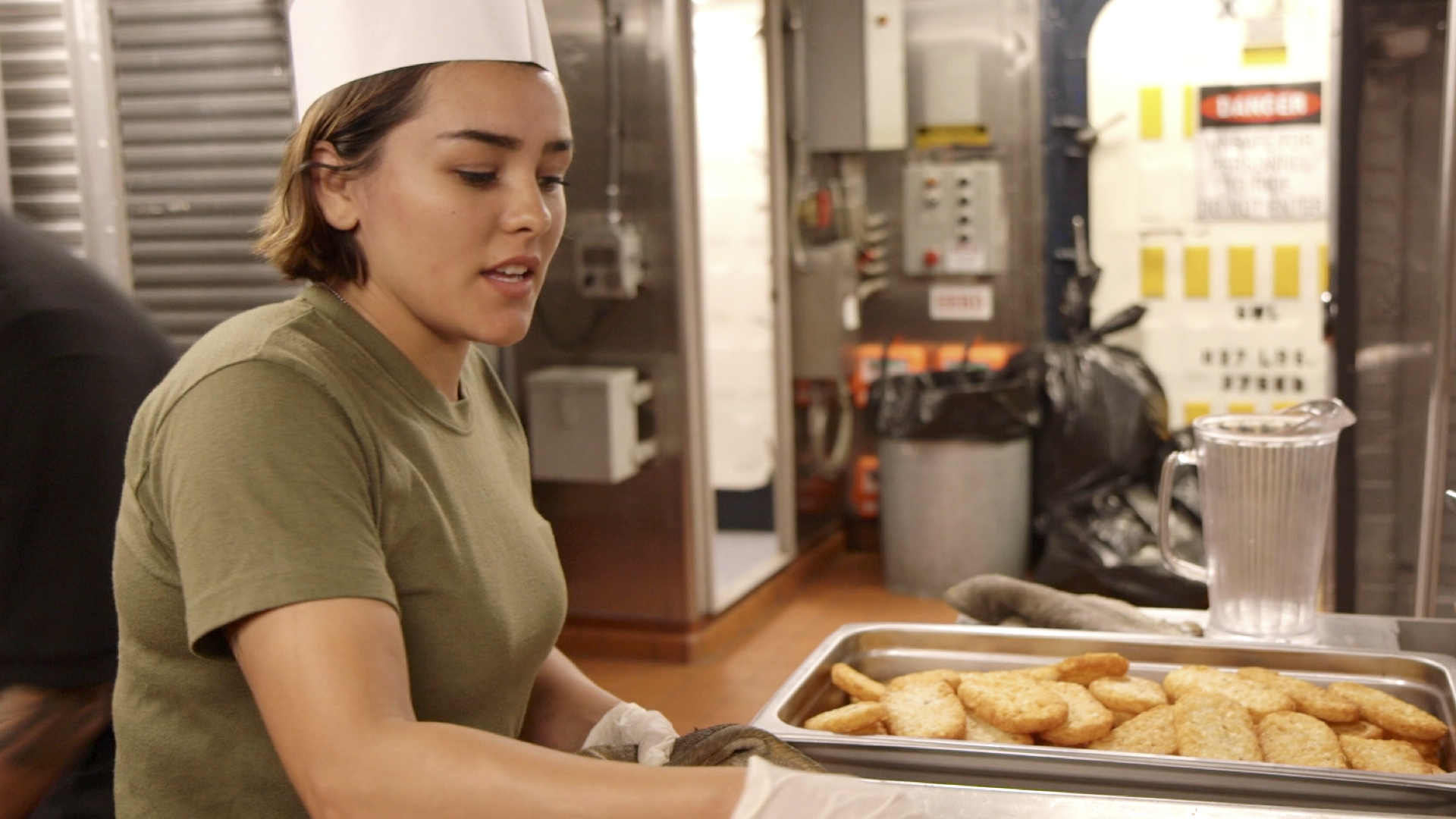 It takes thousands of eggs to make breakfast on a US Navy ship
