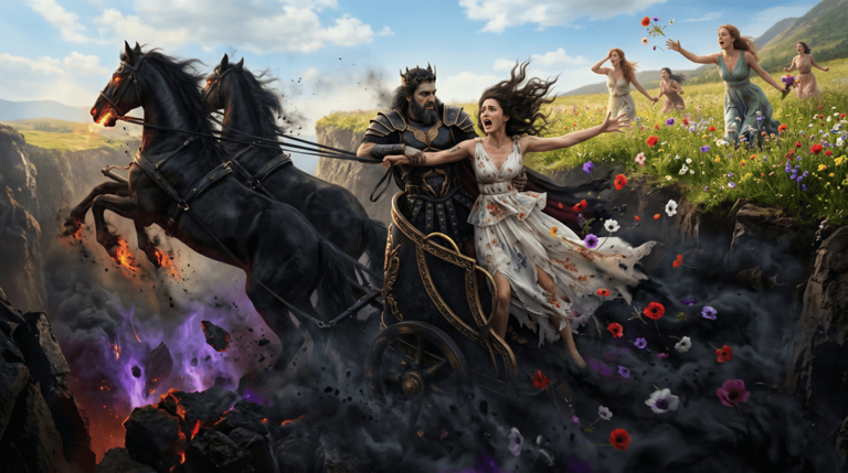 The seasons exist because of the kidnapping in Greek mythology!