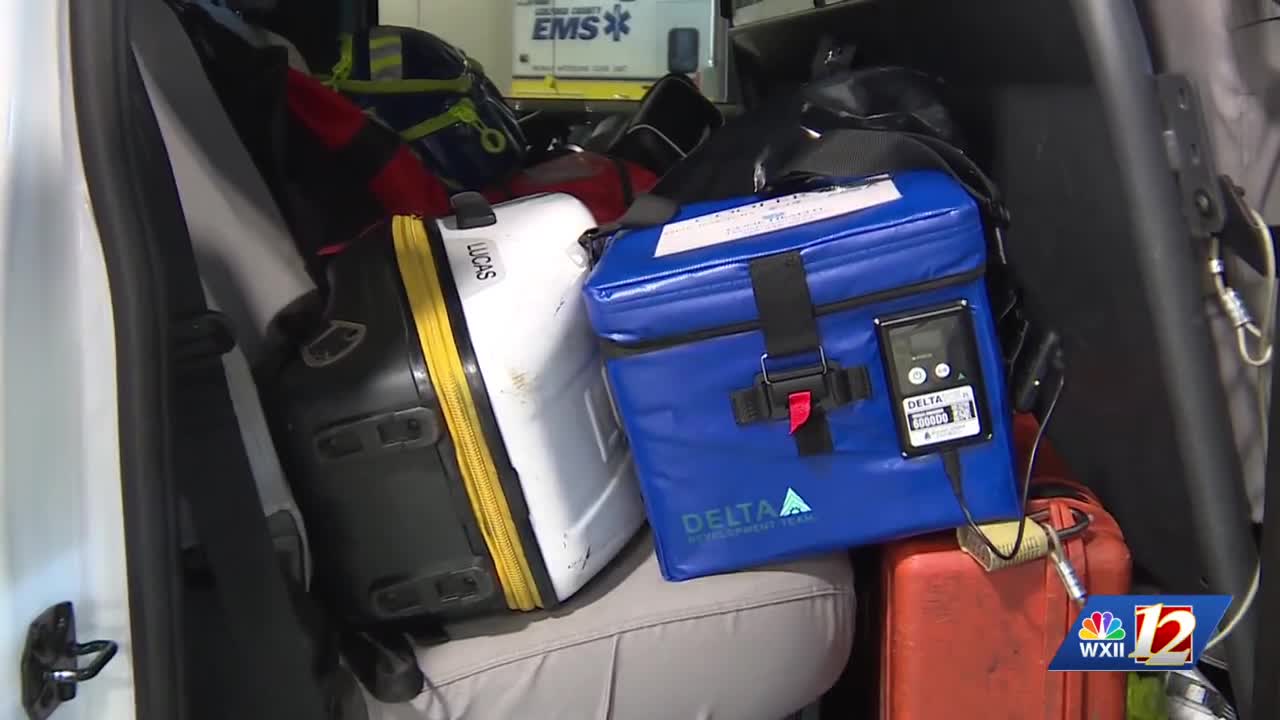 Guilford EMS now certified to carry blood to trauma patients on scene