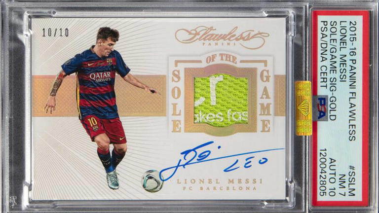 Top sports card sales of the week: Judge, Kobe, Messi, and Jackie