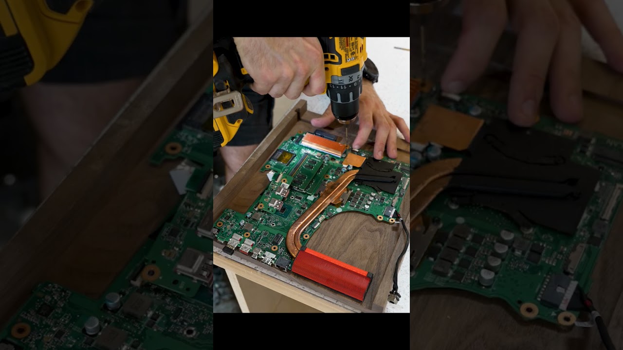 I drilled through a motherboard! Here's what happened