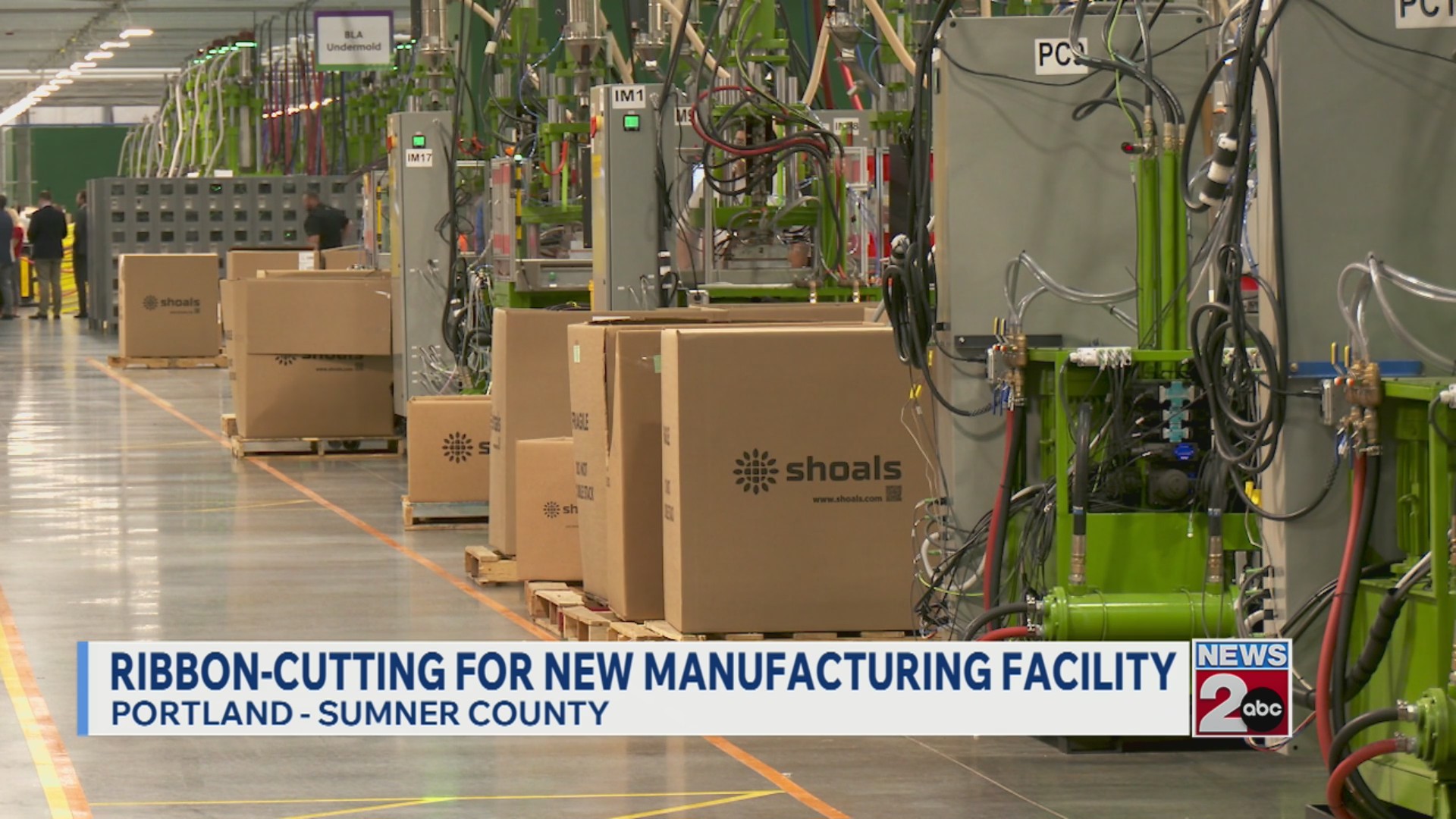 Ribbon-cutting for new manufacturing facility in Portland, TN