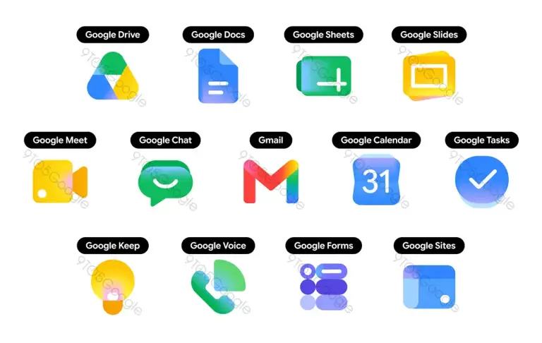 Google finally rolls out its refreshed app icons with gradient aesthetics