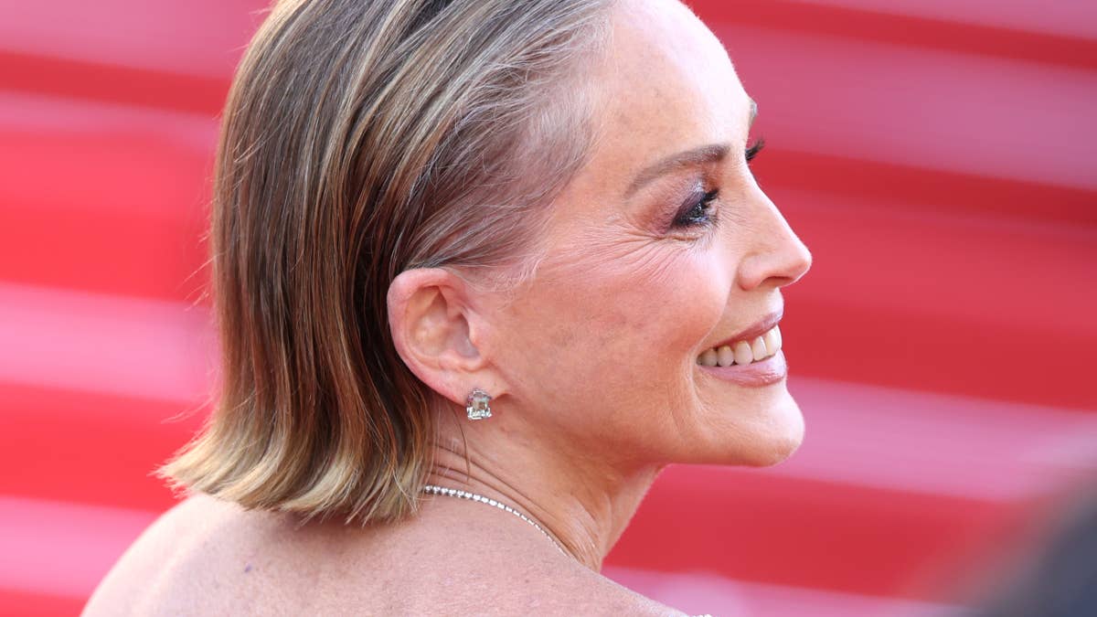 Sharon Stone returns to the red carpet after her brother's death