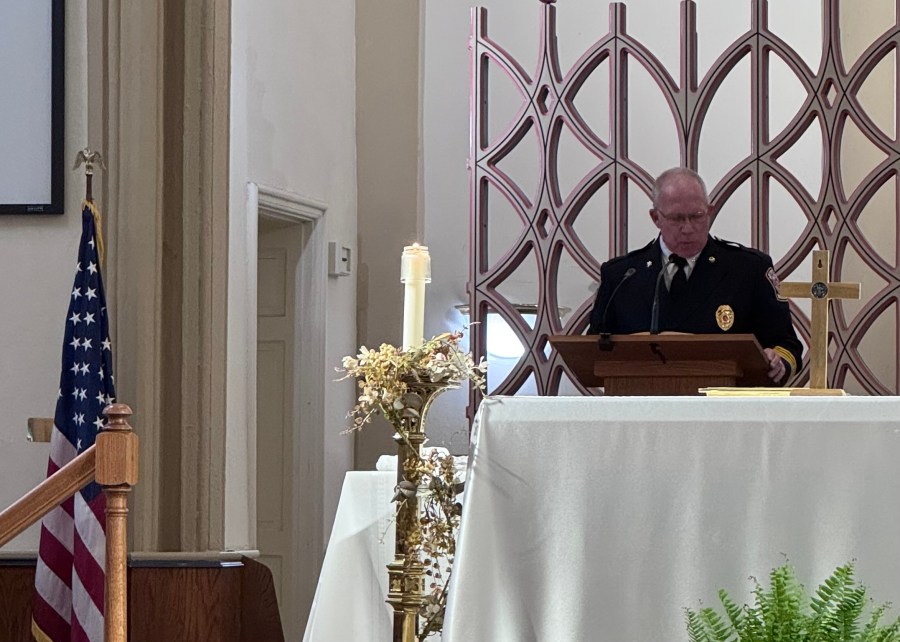 Blue Mass held in Clearfield County, honoring local police, public servants