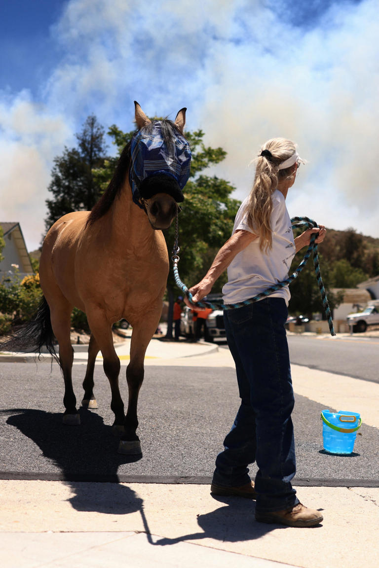 Map shows wildfire ravaging Simi Valley as evacuations underway