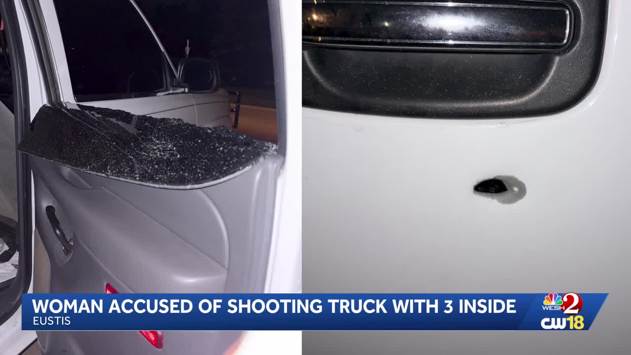 Victim speaks after woman shot at truck out of frustration in Eustis