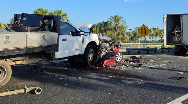 Early morning chain-reaction crash on Polk Parkway leaves Winter Haven ...