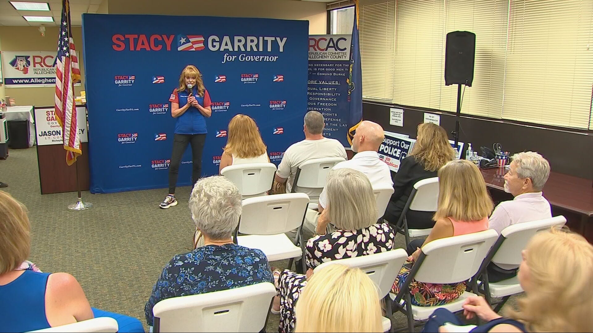Candidate for PA governor Stacy Garrity holds event in Pittsburgh ahead ...