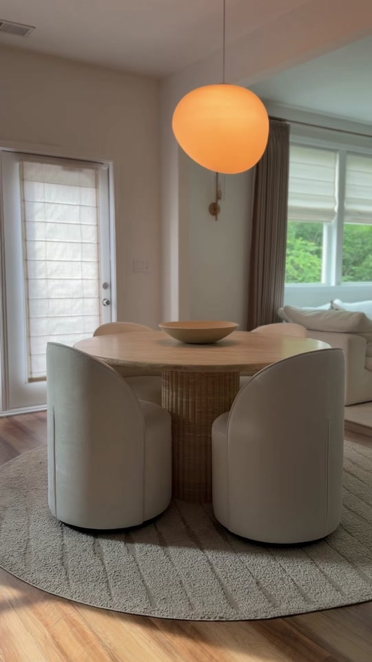 These dining chairs instantly elevated my dining space