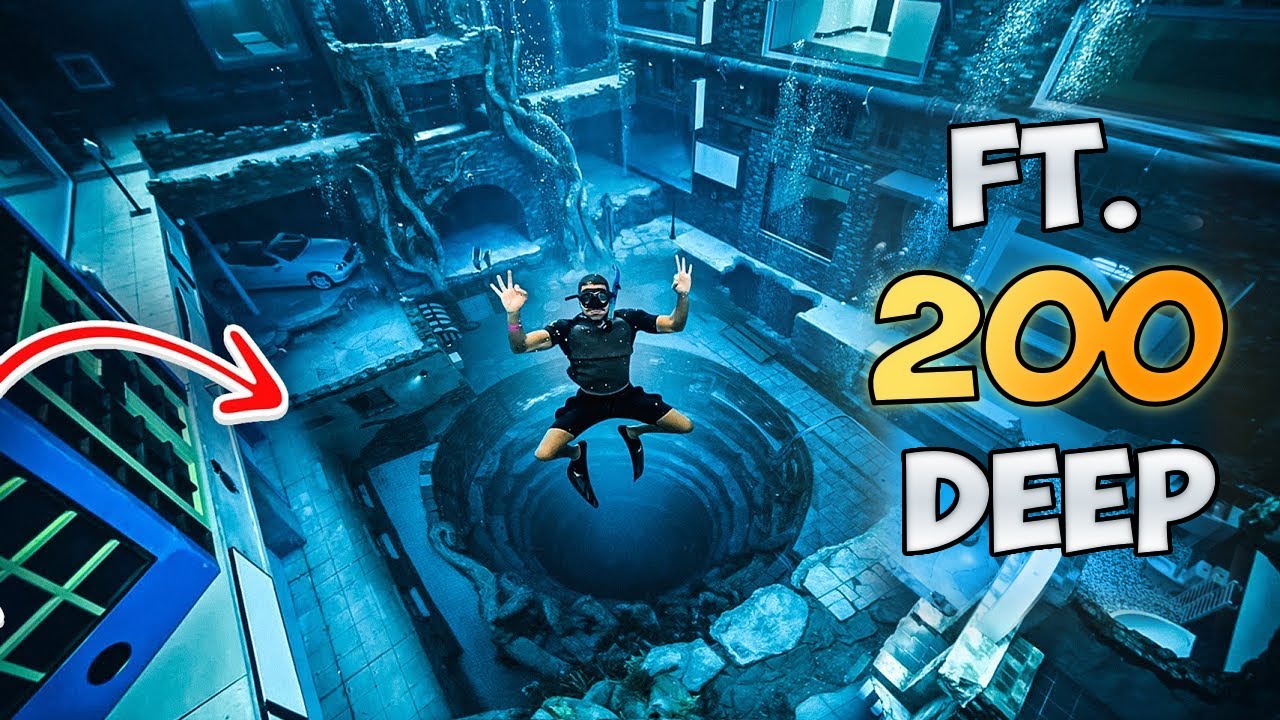 Inside the world's deepest swimming pool! Deep Dive Dubai