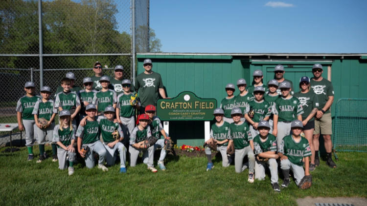 Salem Little League dedicates field to late coach Casey Crafton killed ...