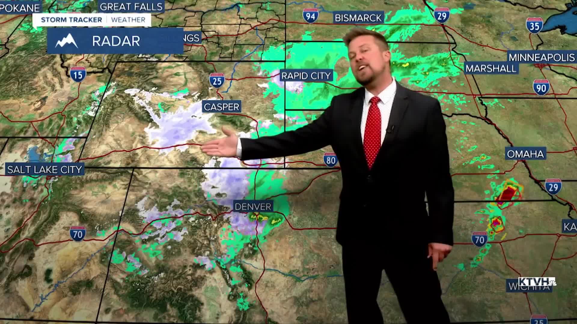 Active weather continues after chilly, snowy weekend