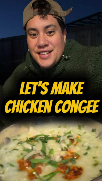 Chicken congee winter comfort recipe