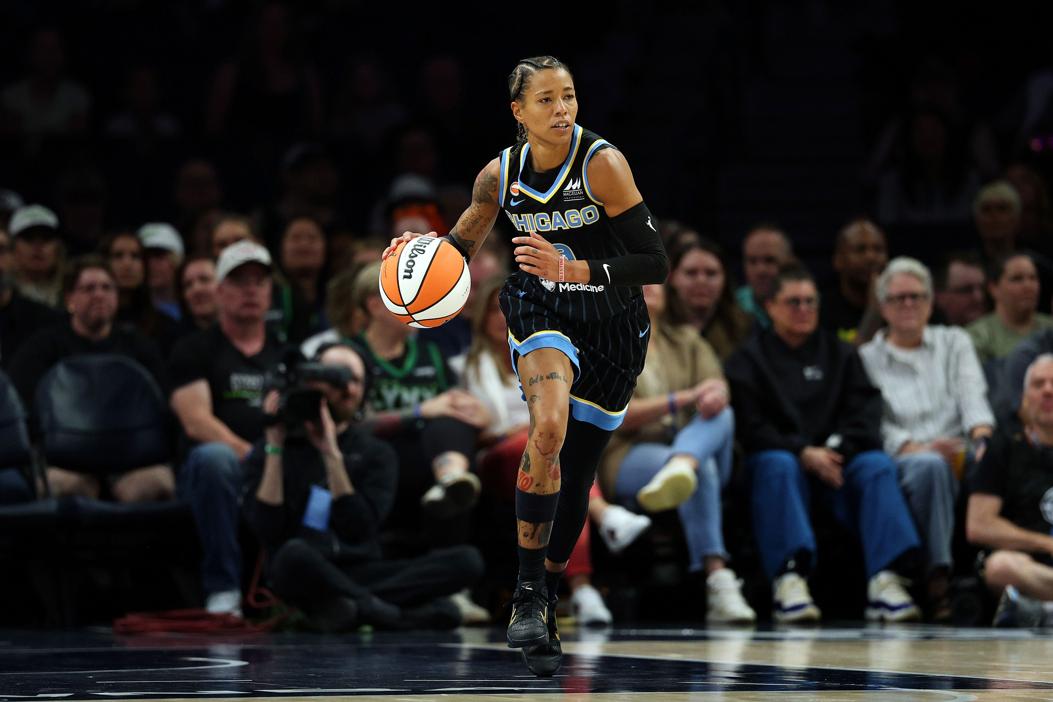Chicago Sky's Natasha Cloud blames refs for Rickea Jackson's injury