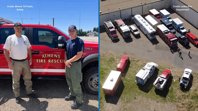 East Texas firefighters bolster wildfire efforts in Texas Panhandle ...