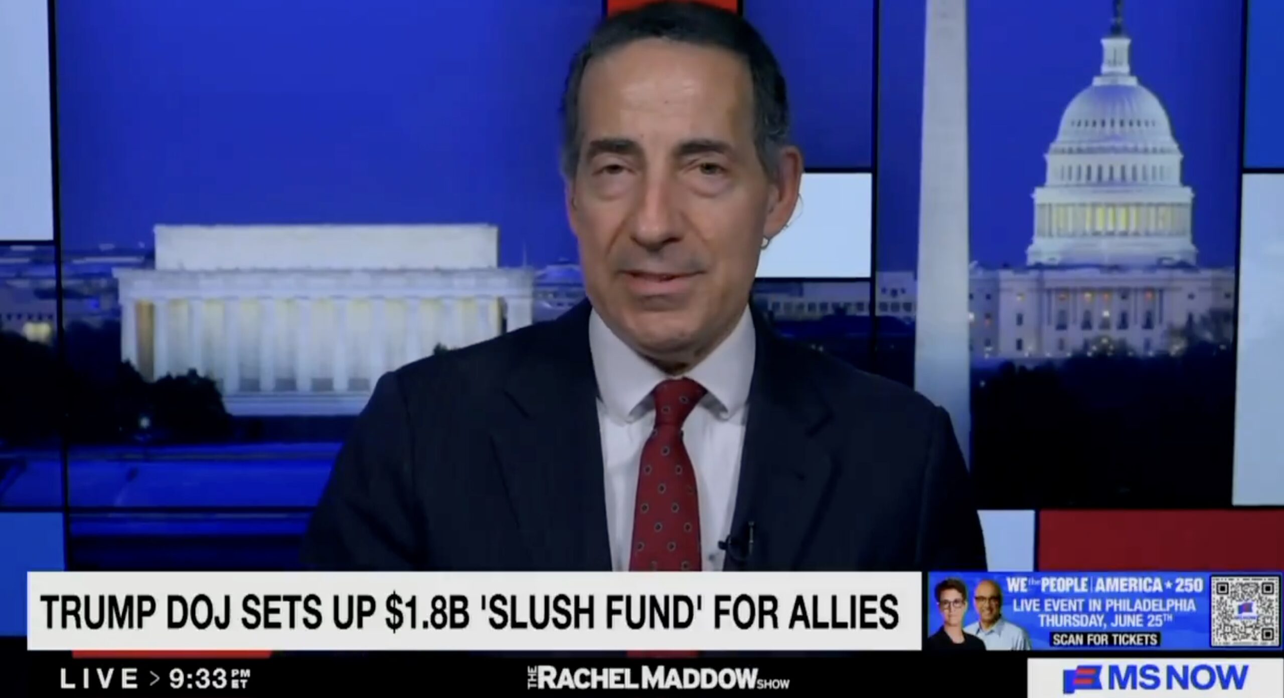 Congressman says Trump aims to fund own 'private militia'