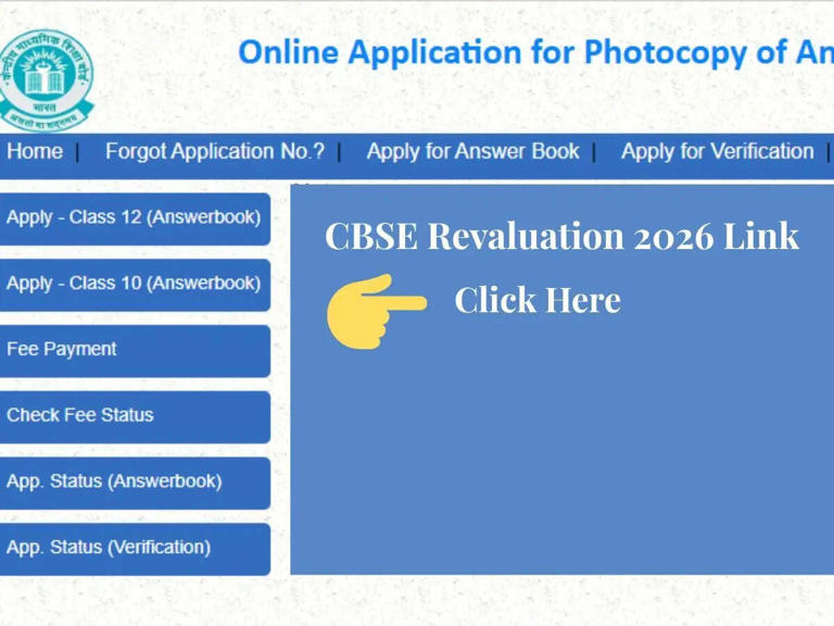 CBSE class 12 revaluation 2026: Check direct application link, fees ...