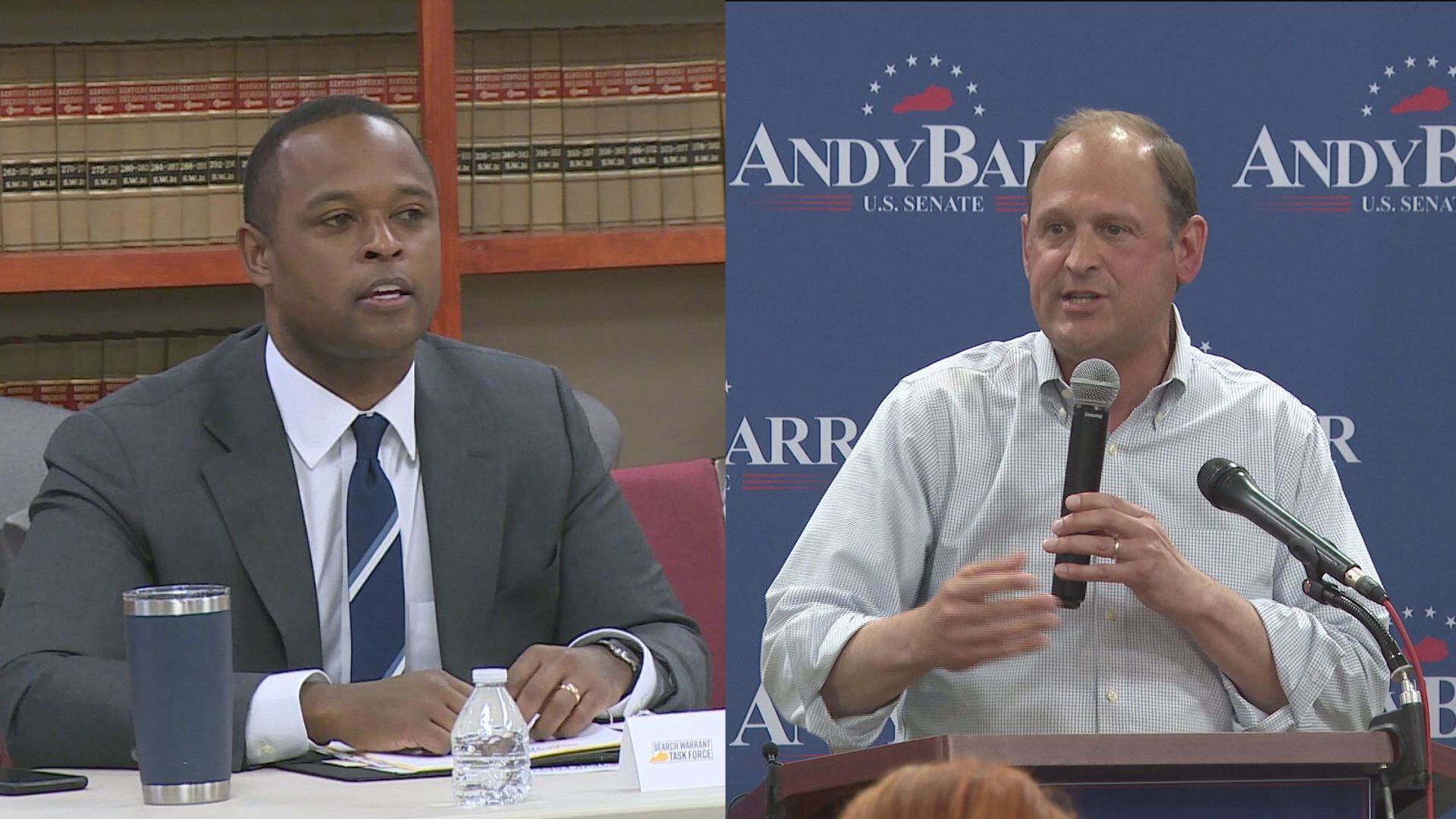Barr, Cameron make final push ahead of Kentucky Senate primary