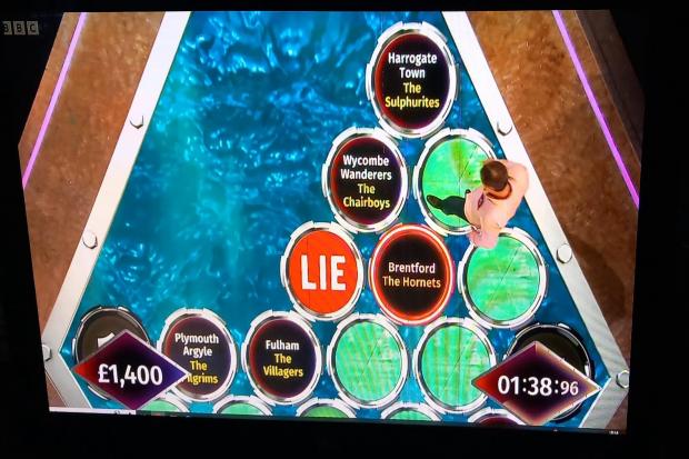 Wycombe Wanderers make surprise appearance on popular BBC game show