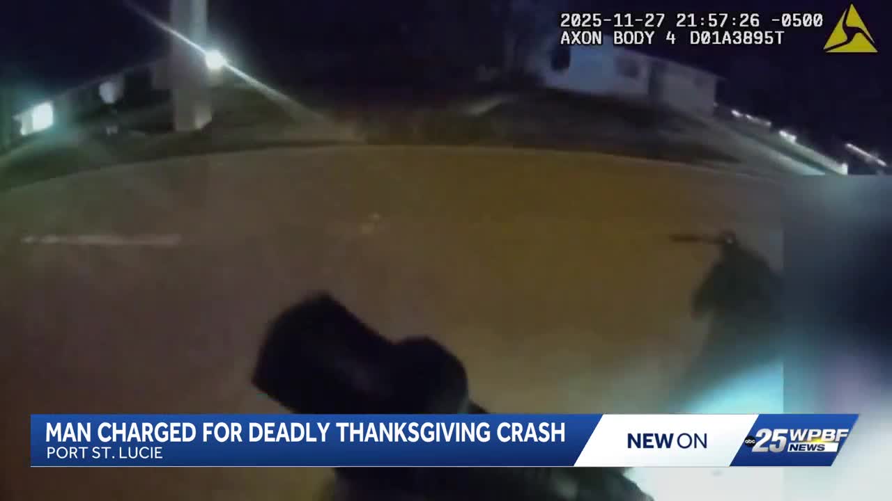 Port St. Lucie police arrest man months after fatal Thanksgiving crash