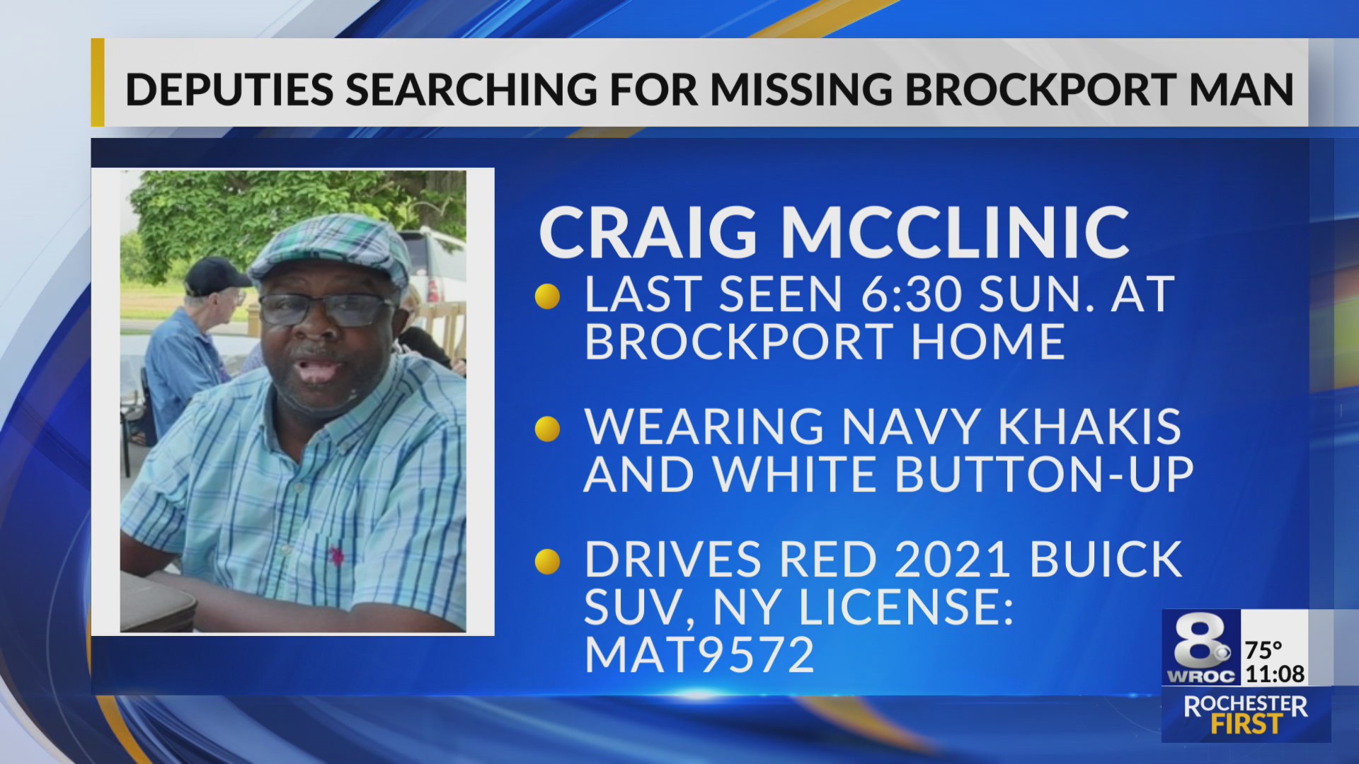 Monroe County deputies searching for missing Brockport man
