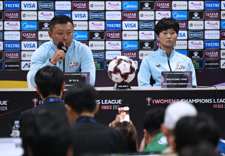 'We're here solely to play football,' insists North Korean coach