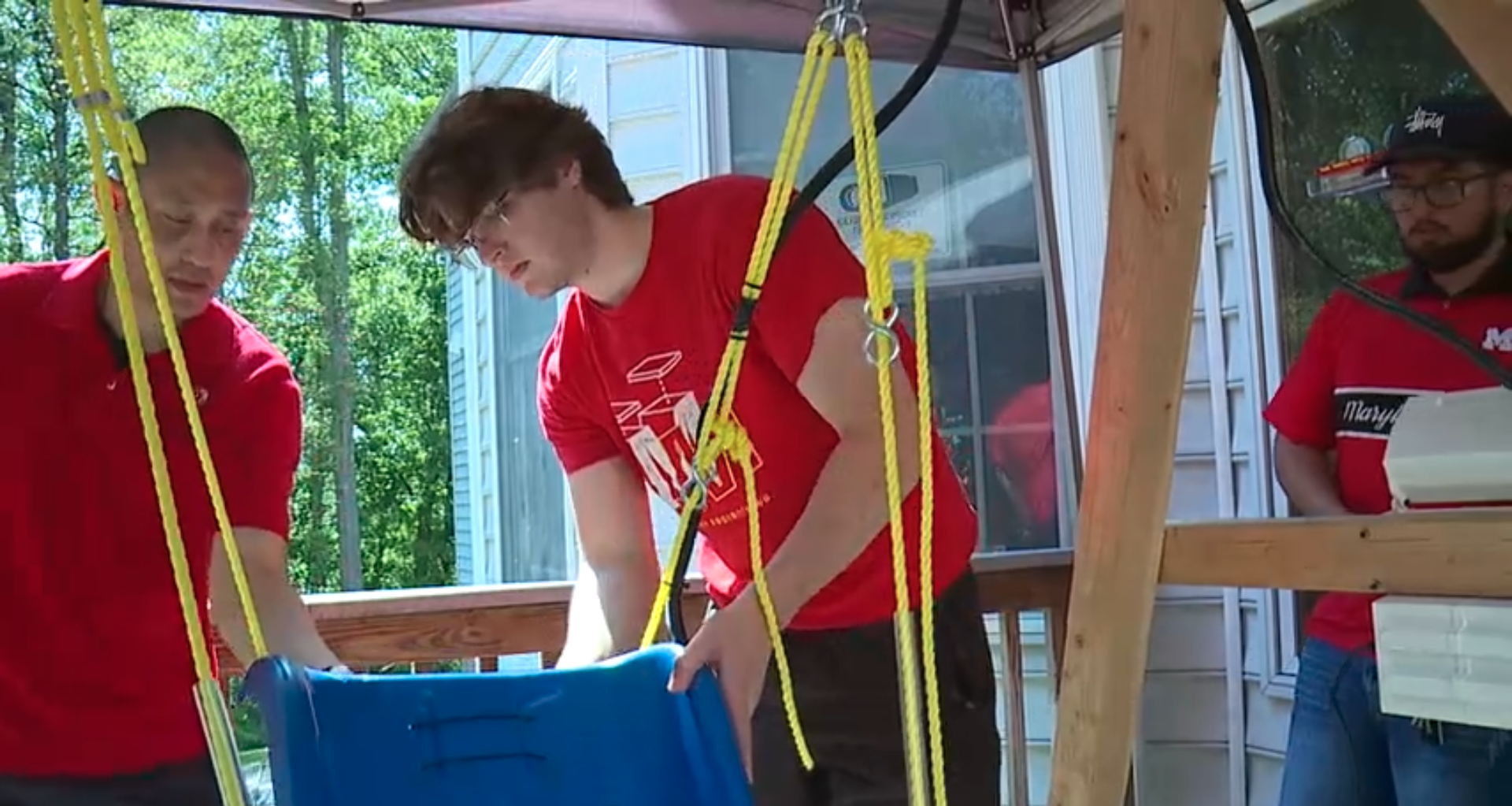 UMD students build custom motorized swing for 13-year-old with special ...
