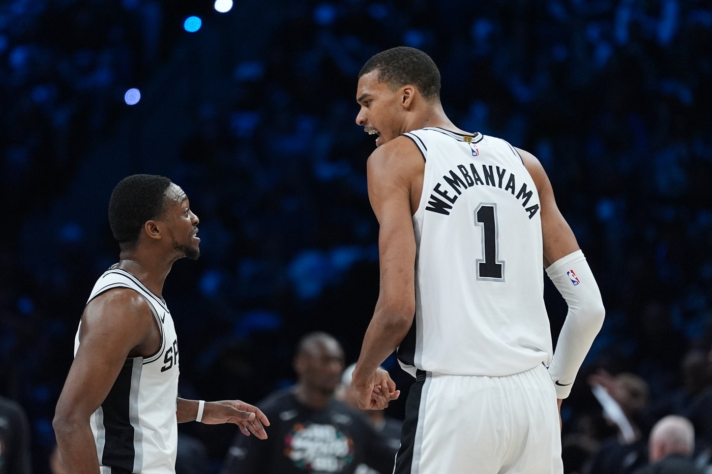 Spurs take game 1 with De'Aaron Fox out with ankle soreness; Thunder ...