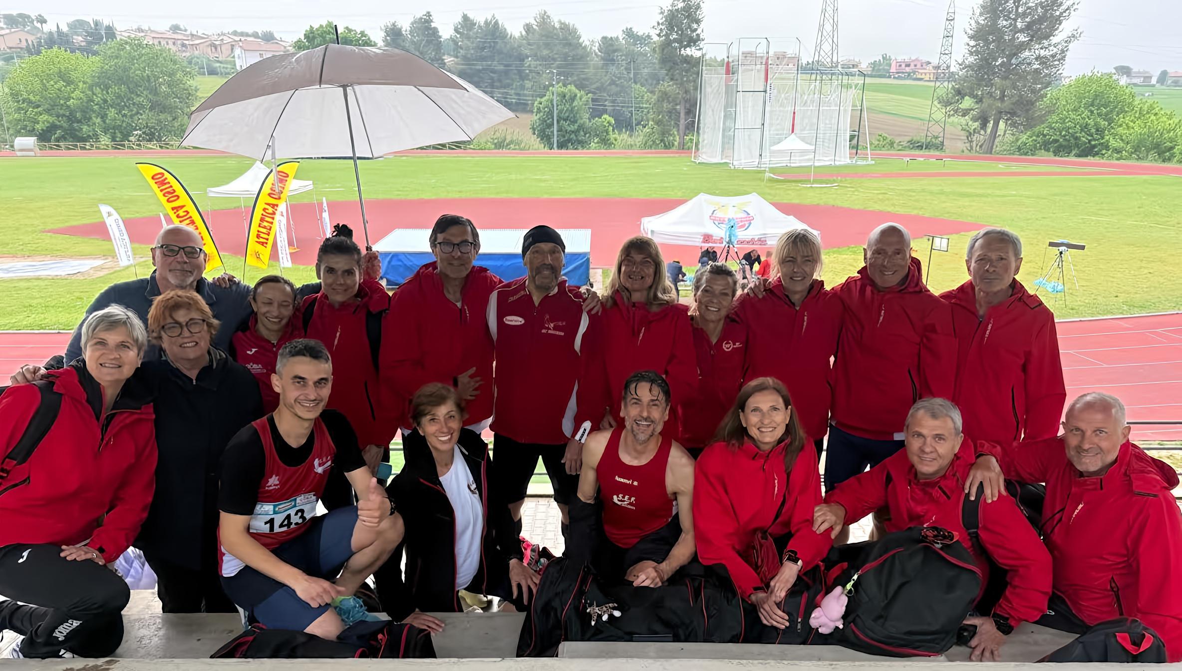 Atletica master. La Sef Macerata brilla con le due squadre