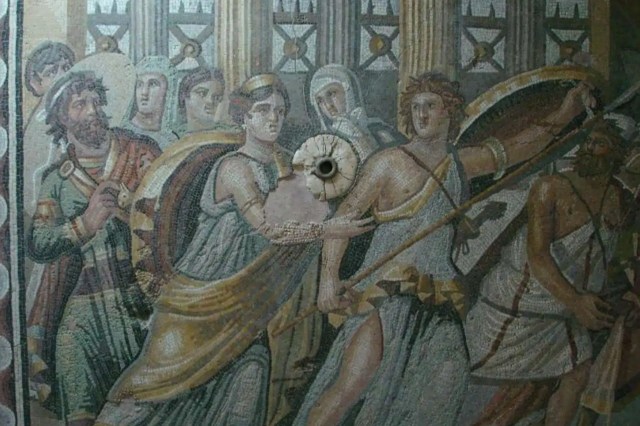 Life-size Achilles mural found in France survived 1,800 years with ...