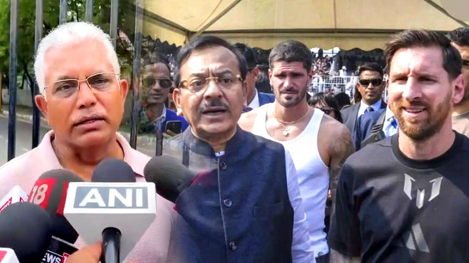 FIR against ex-minister, former DGP over Lionel Messi Kolkata event chaos