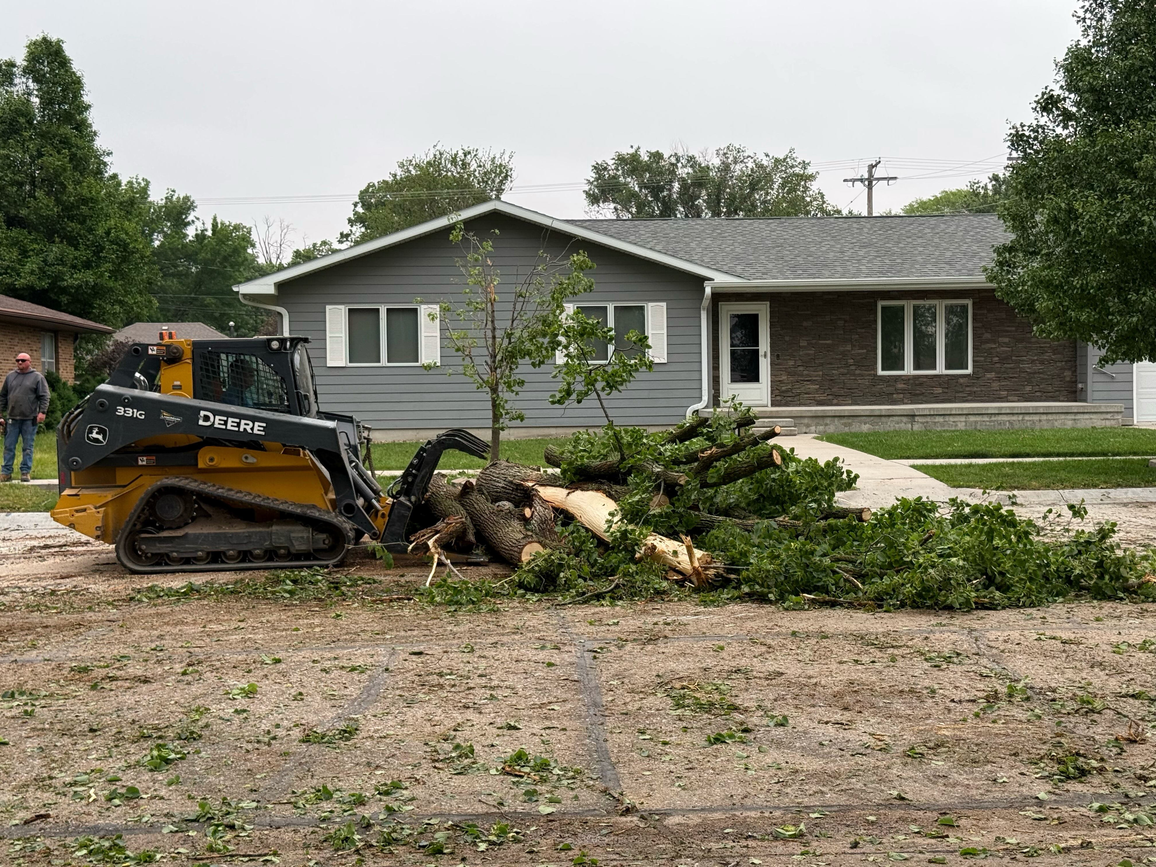 National Weather Service says EF-1 tornado touched down in Hebron on Sunday