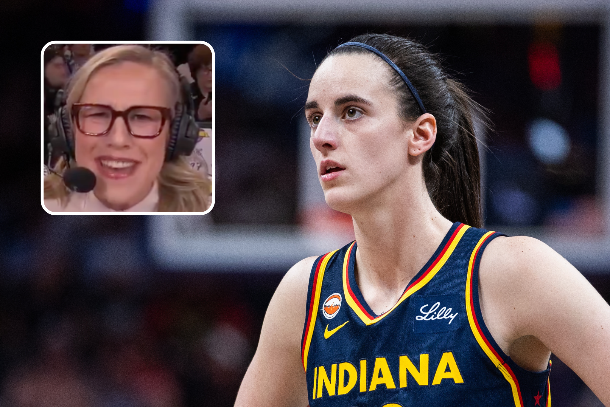 NBC announcer defends Caitlin Clark