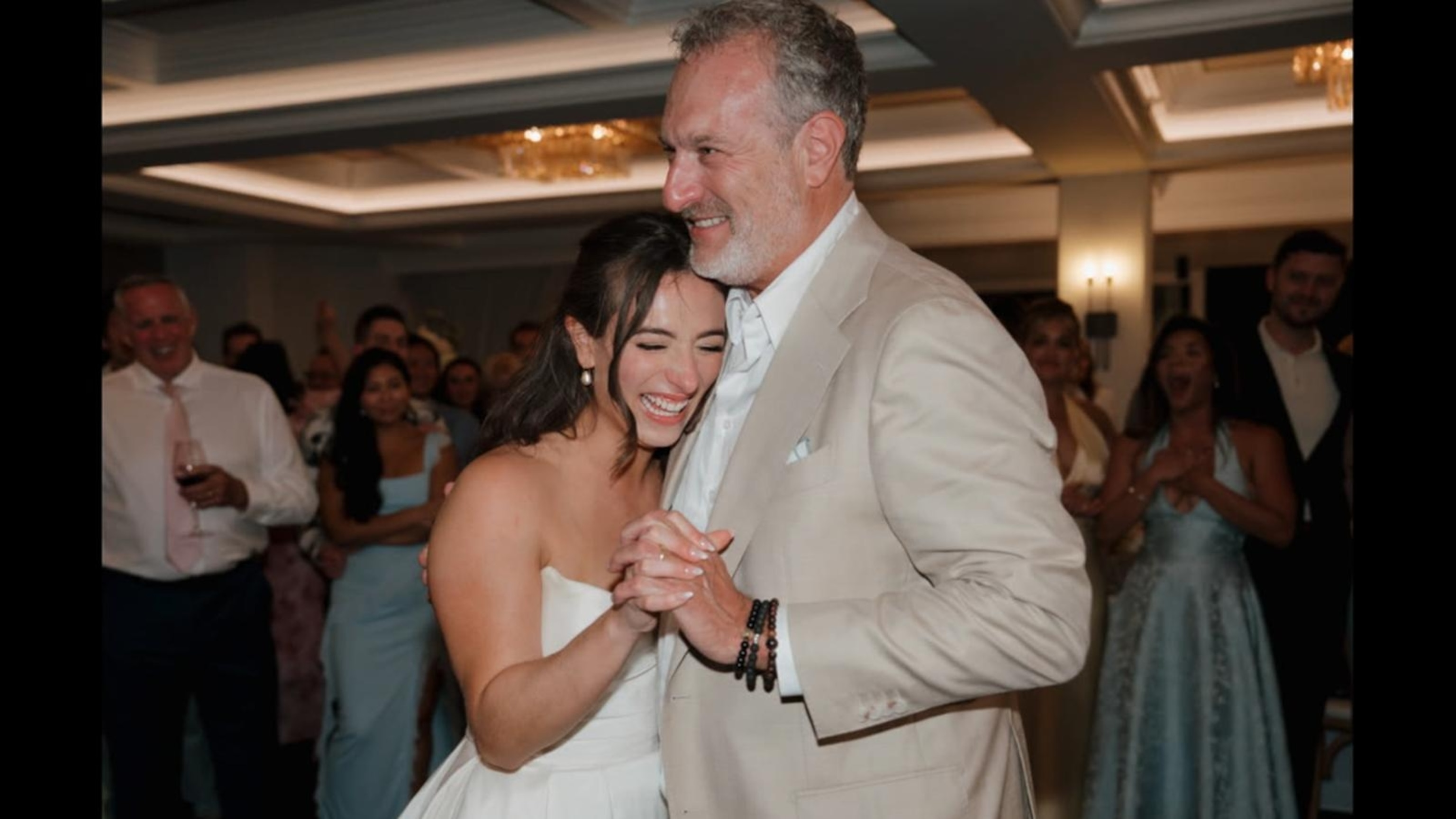 David Muir shares surprise dad shared at daughter's wedding reception