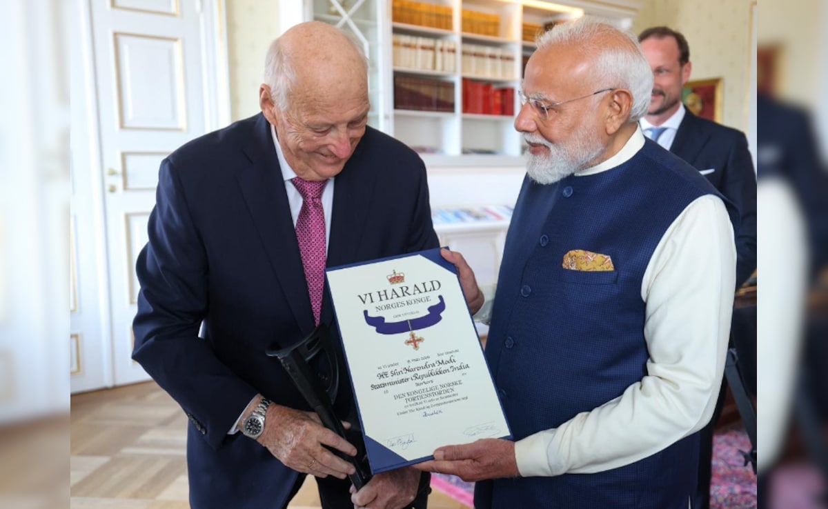 Norway honours PM Modi with highest civilian honour; Oslo visit yields ...
