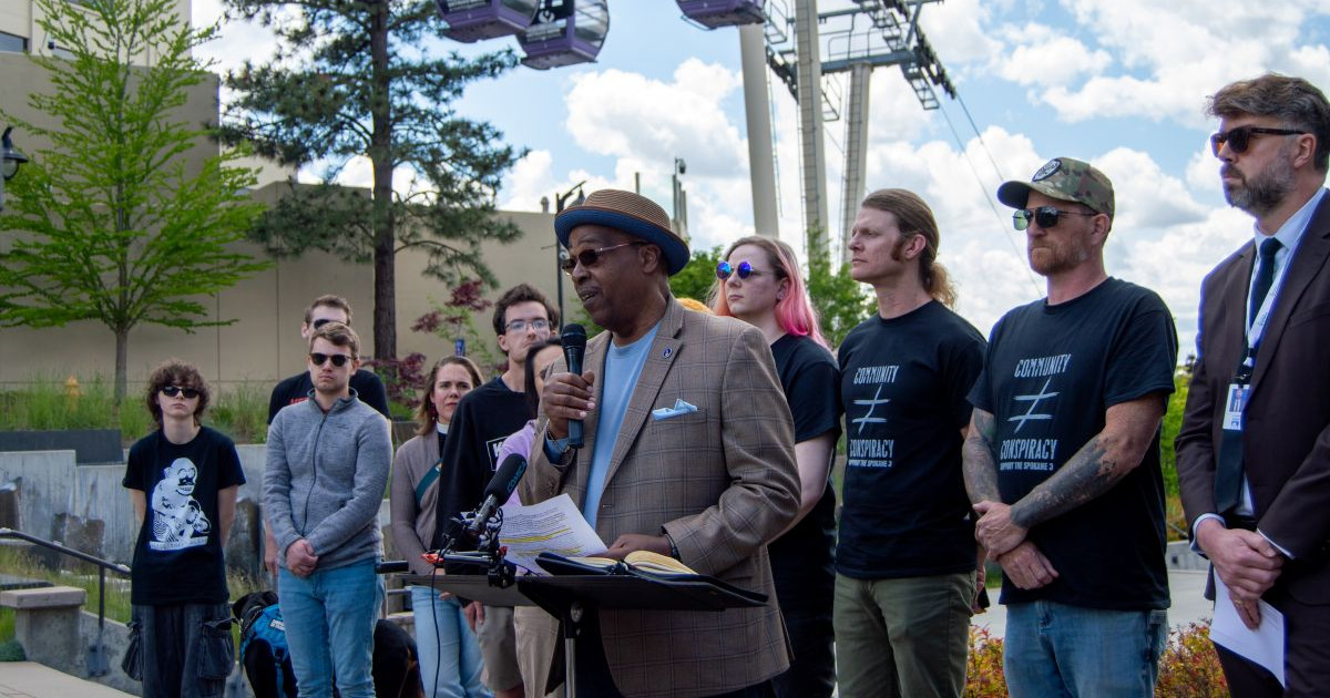 Community rallies behind three charged in Spokane ICE protest